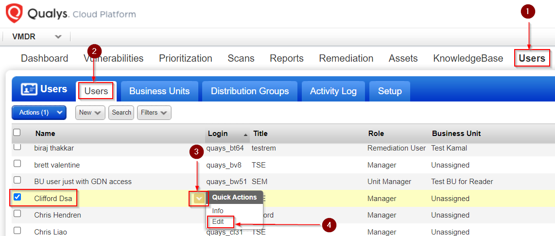 Delete user / Remove user / Transfer old user configurations ...