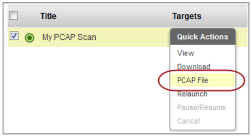 How to run a PCAP scan and fetch the PCAP file for analysis and ...