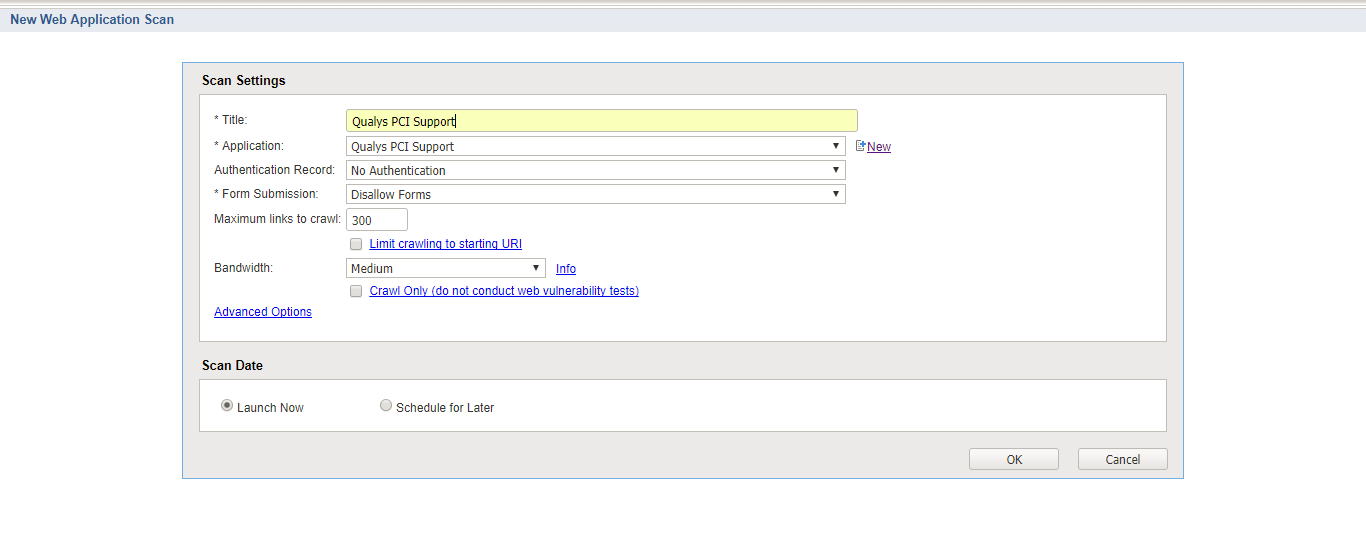 PCI | How to add web applications and configure web application scan.