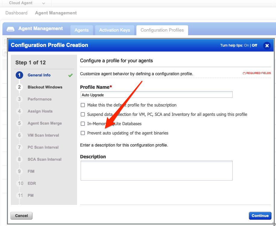 Upgrading Qualys Cloud Agents