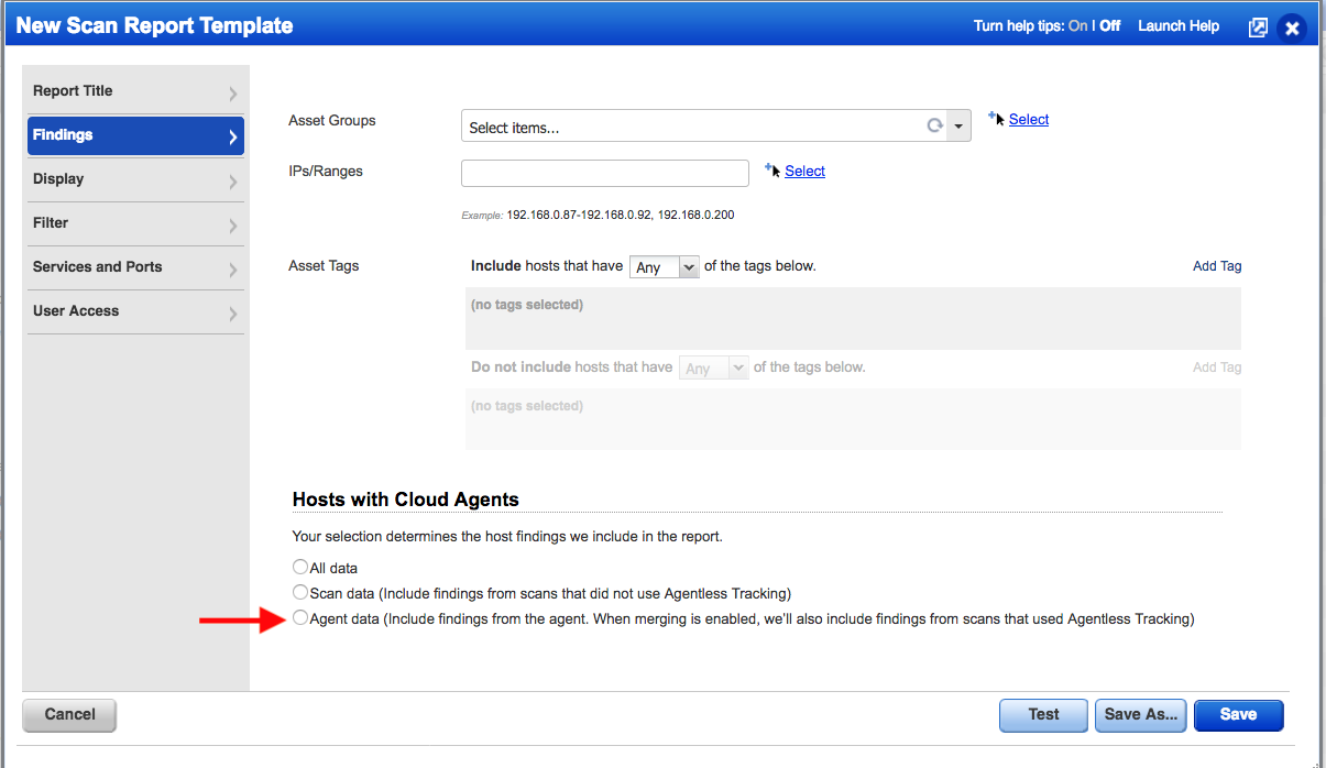 Cloud Agent Vulnerability Scan Report