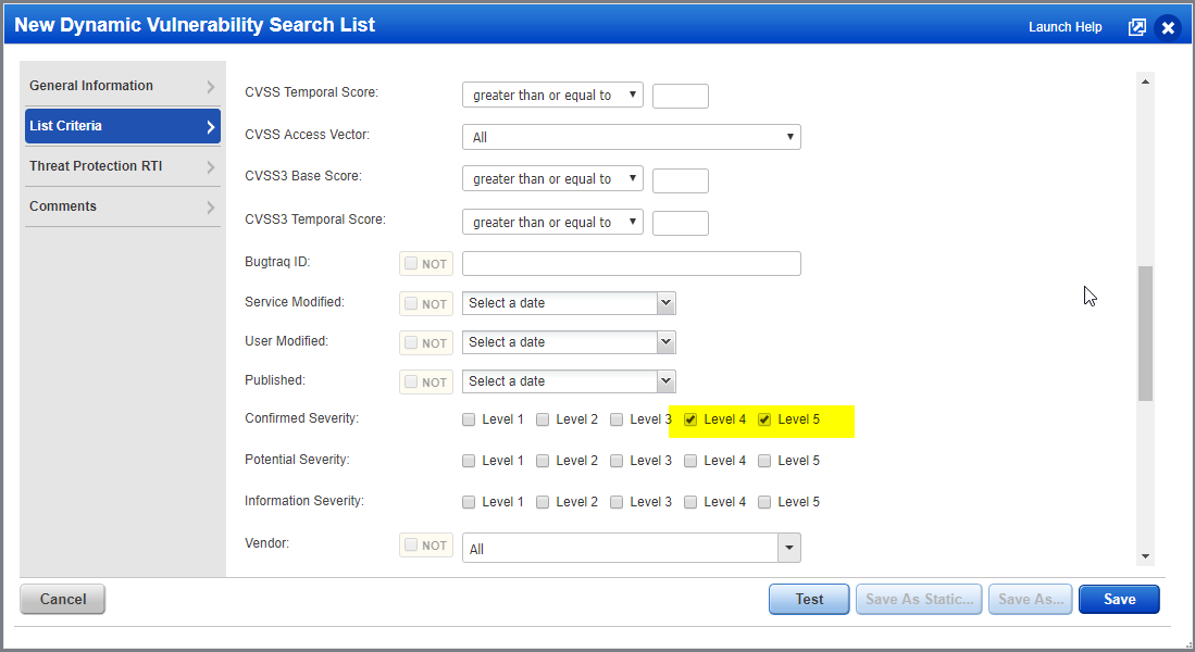Generating Scan report with Severity 4 and 5 Vulnerabilities