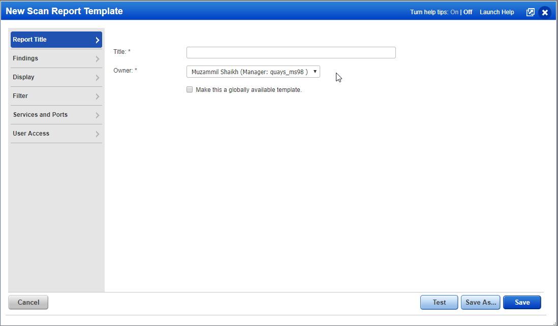 Generating Scan report with Severity 4 and 5 Vulnerabilities