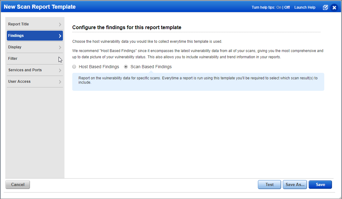 Generating Scan report with Severity 4 and 5 Vulnerabilities