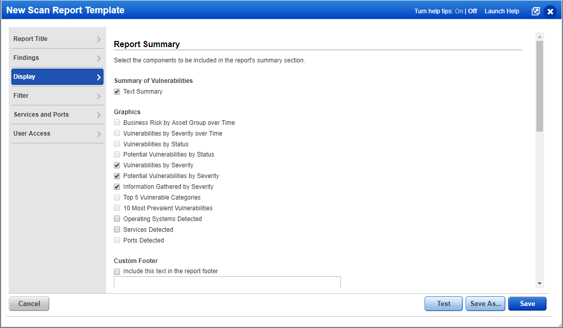 Generating Scan report with Severity 4 and 5 Vulnerabilities