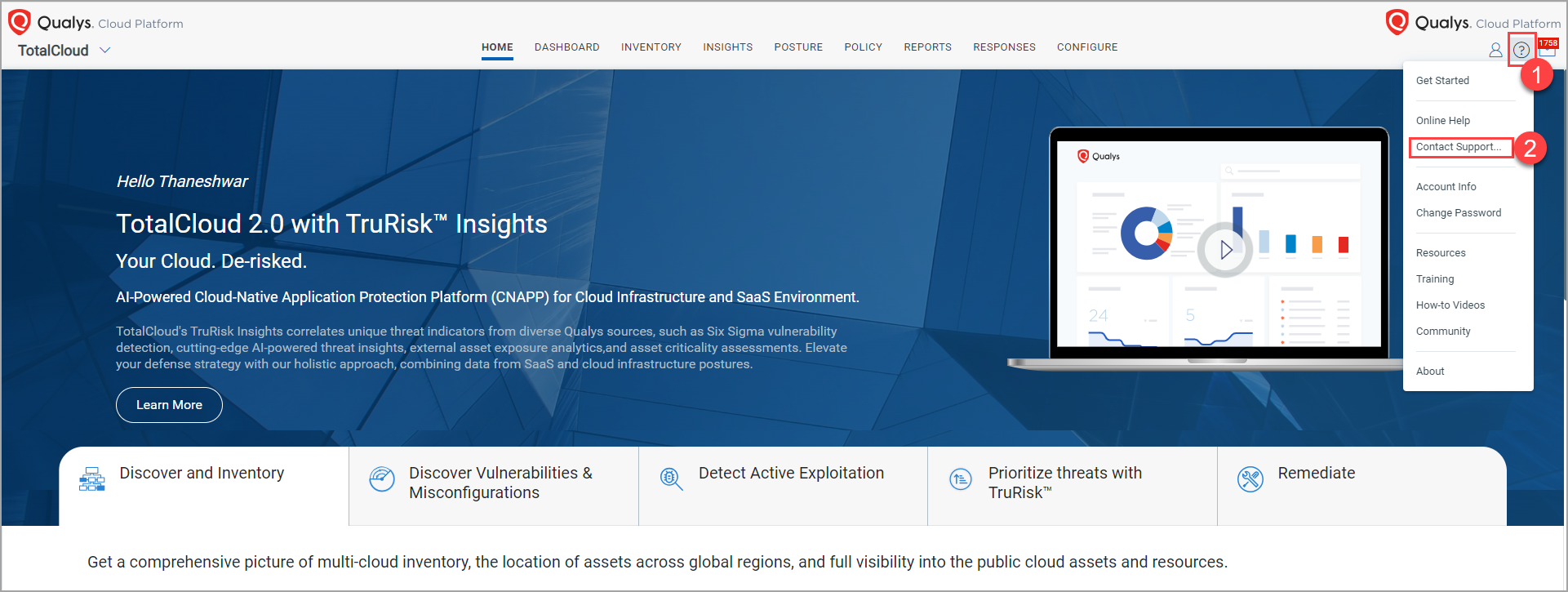 How to contact Qualys Support?