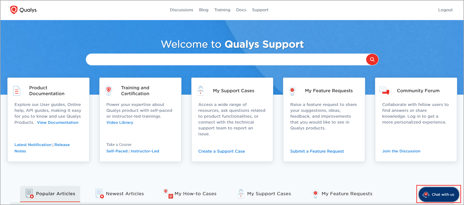How to contact Qualys Support?