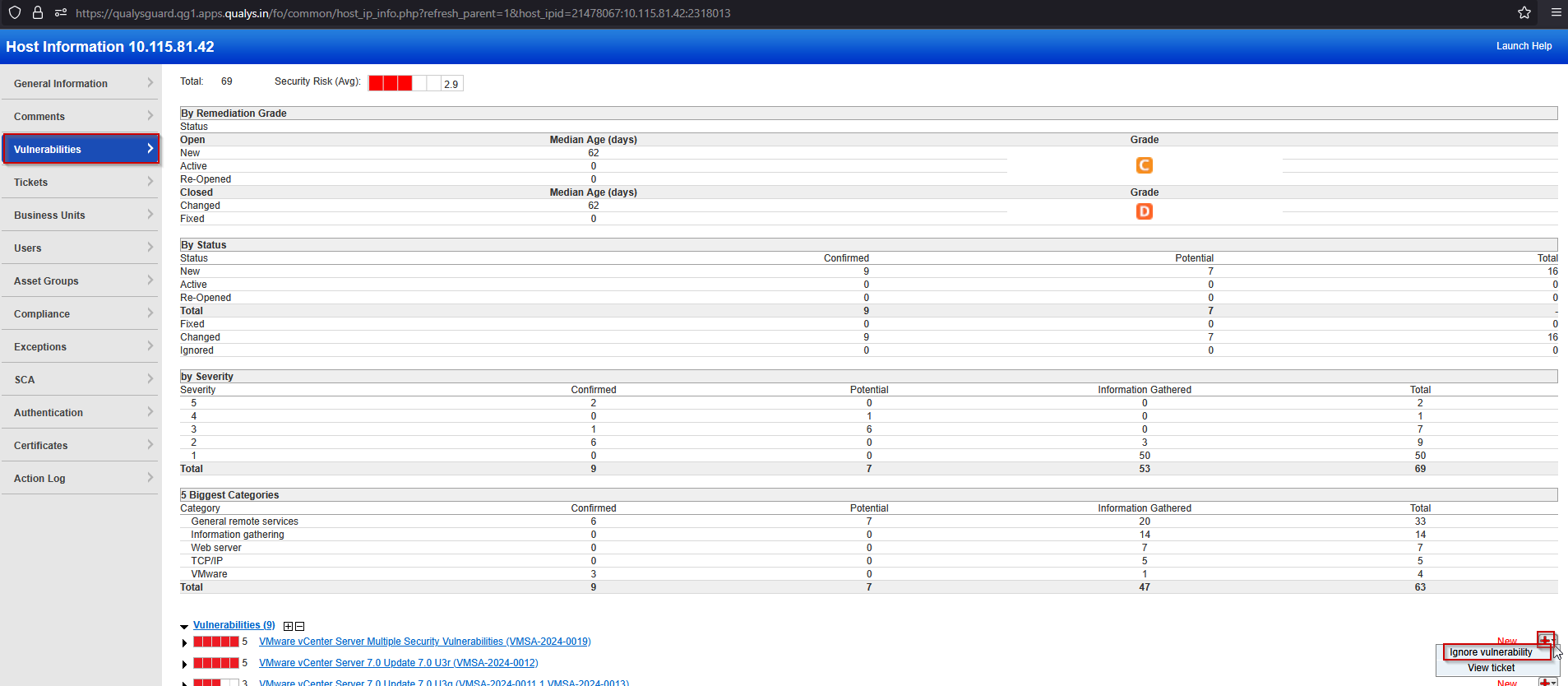 How to Ignore QID from asset