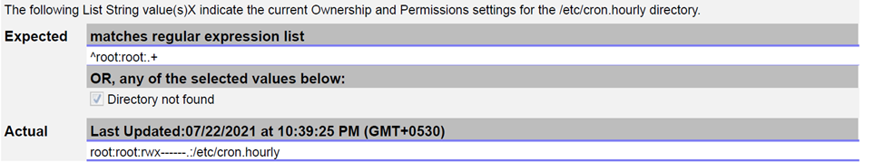 PC/ PA/ SCA Controls Evaluation with Regular Expressions