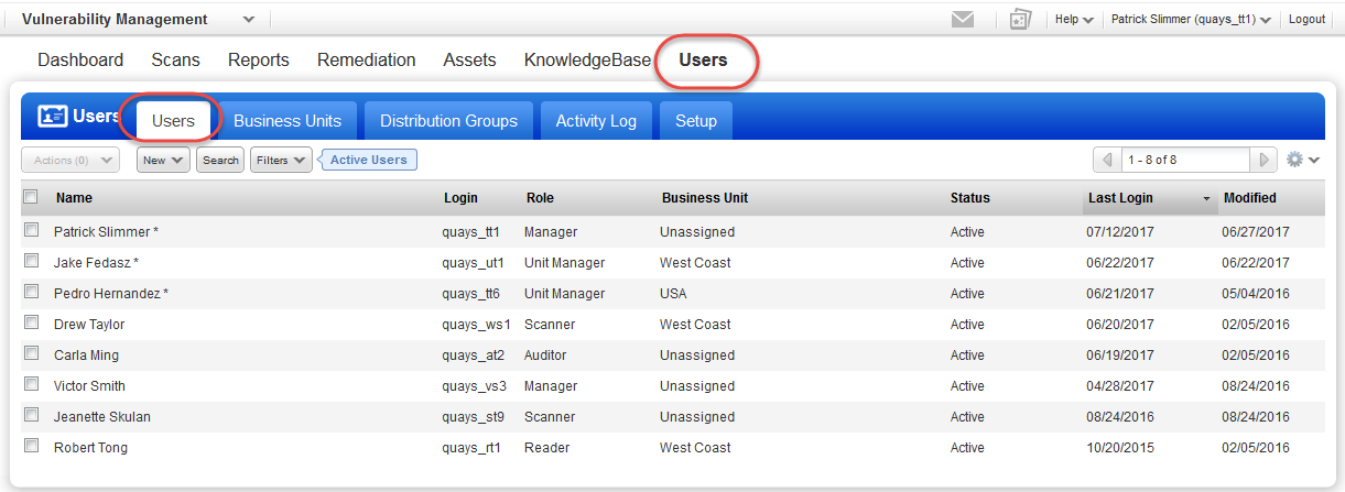 How to reset a user's password if the user has forgotten the password