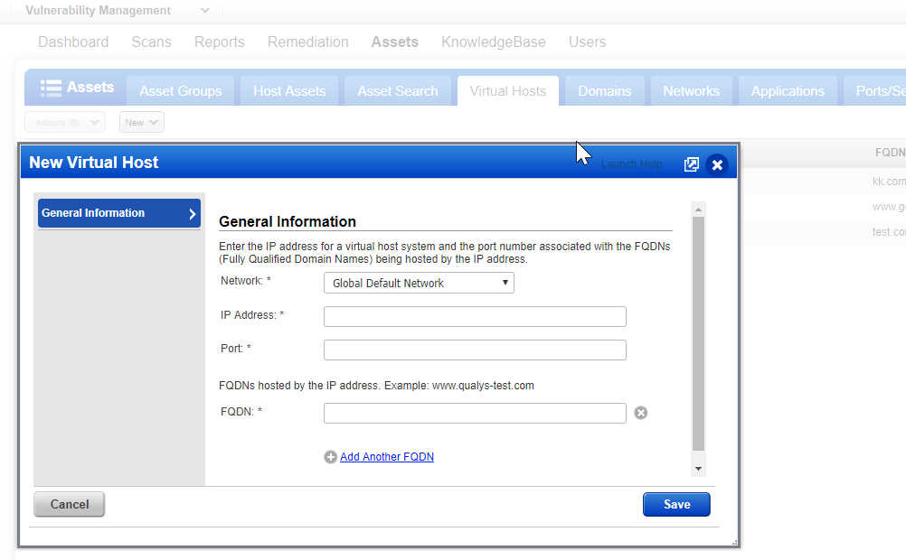 Qualys Customer Portal