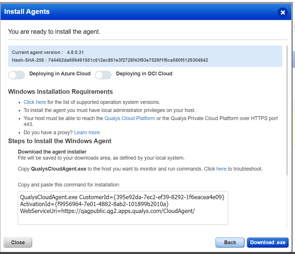 Qualys Customer Portal
