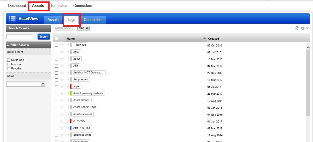 How to Assign IP addresses in bulk to an existing Asset Tags