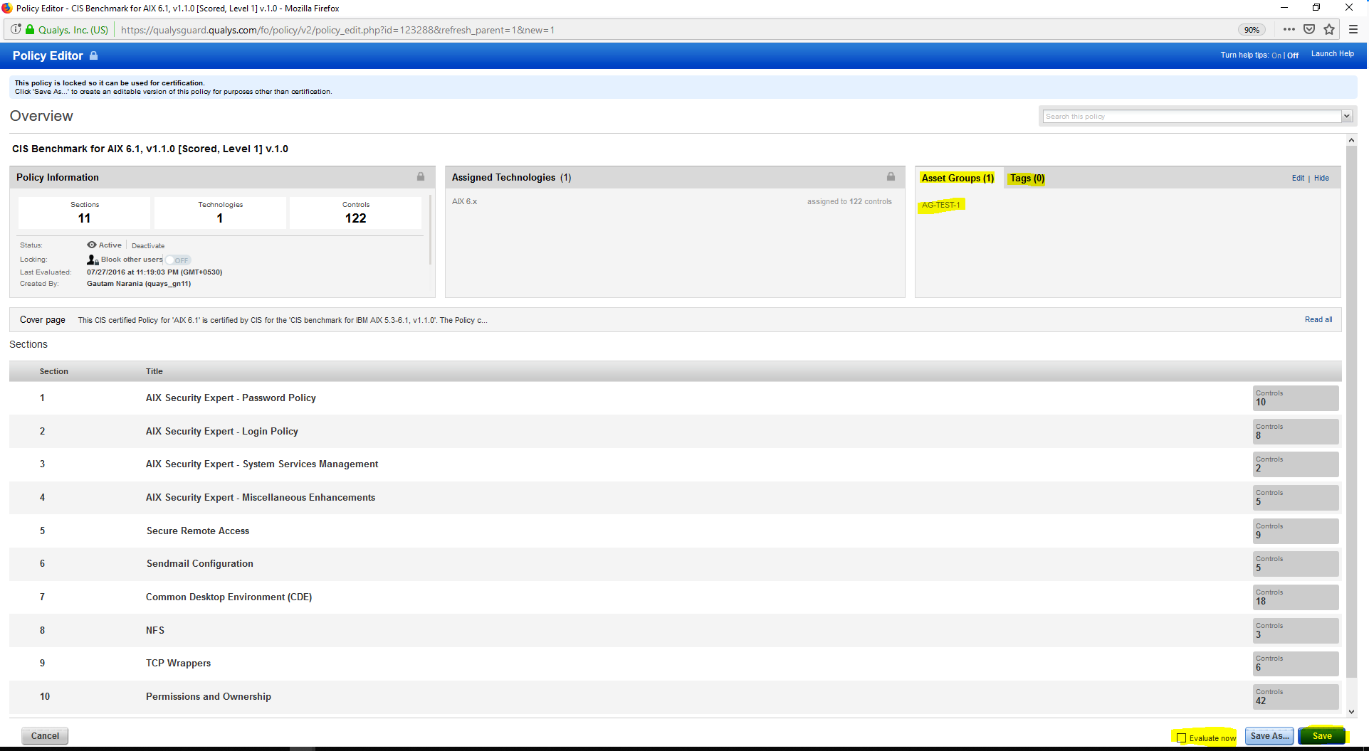 Qualys Customer Portal