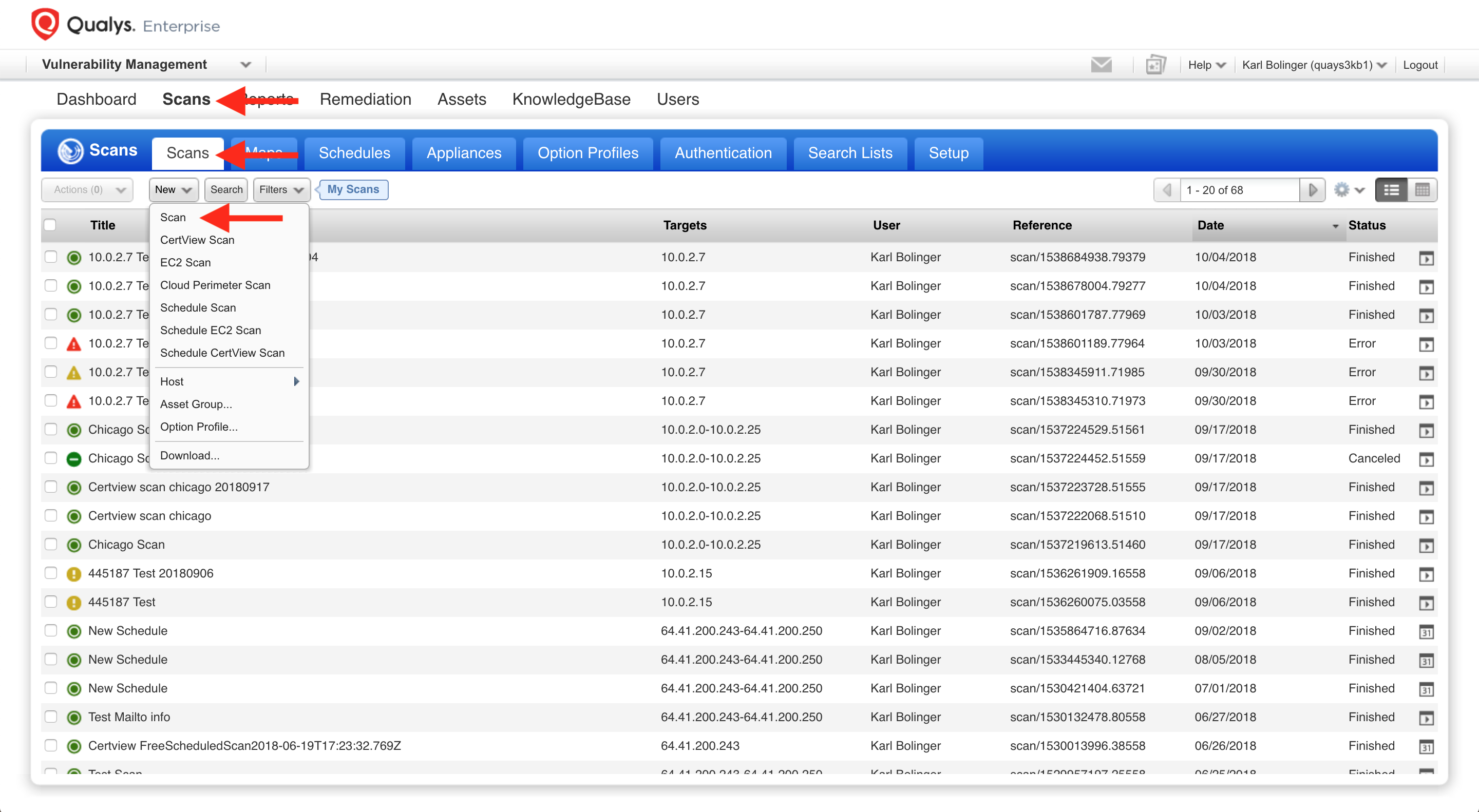 Qualys Customer Portal