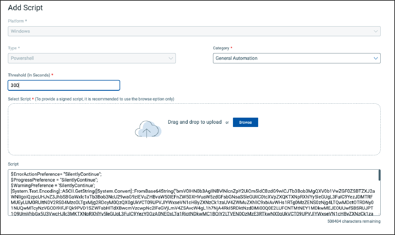 Executing Batch Scripts Using Qualys CAR