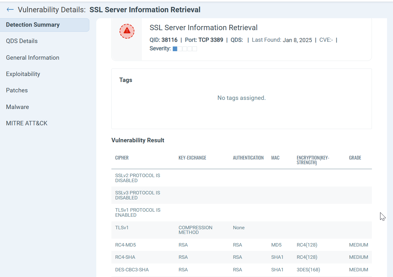 Understanding QID 38601 – Use of Weak Cipher (RC4/ARC4/ARCFOUR) in SSL ...