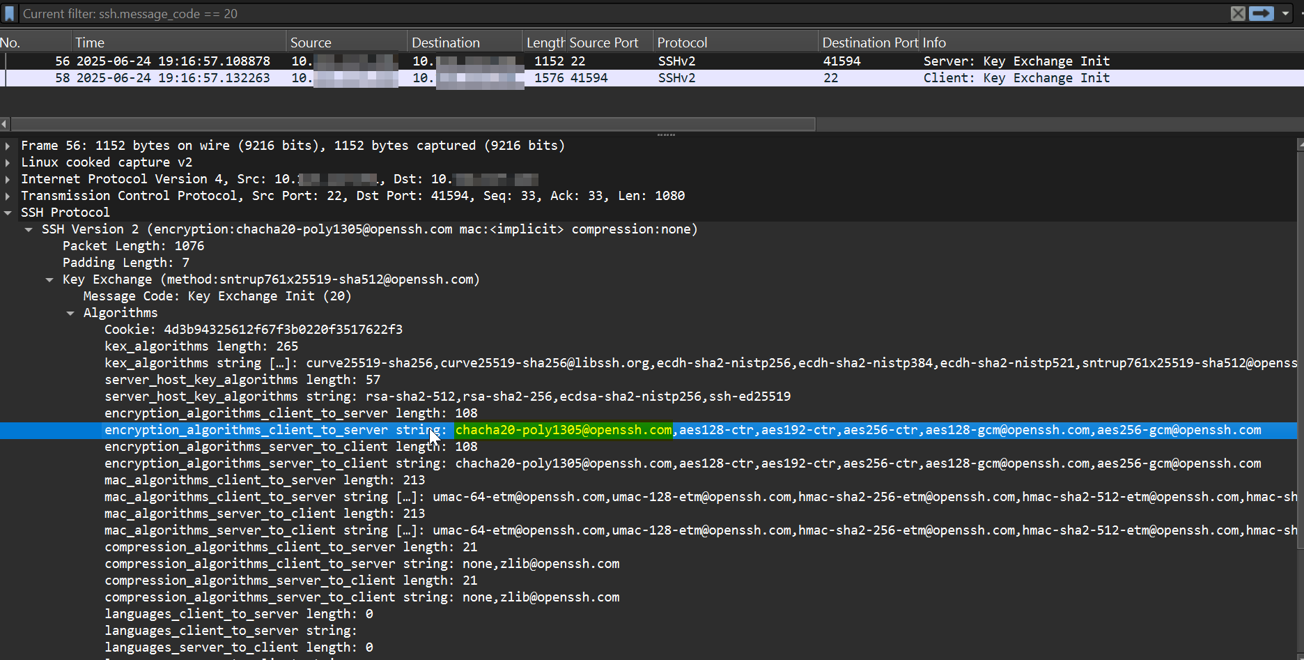 Underlying of QID 38913 (SSH Prefix Truncation Vulnerability - Terrapin)