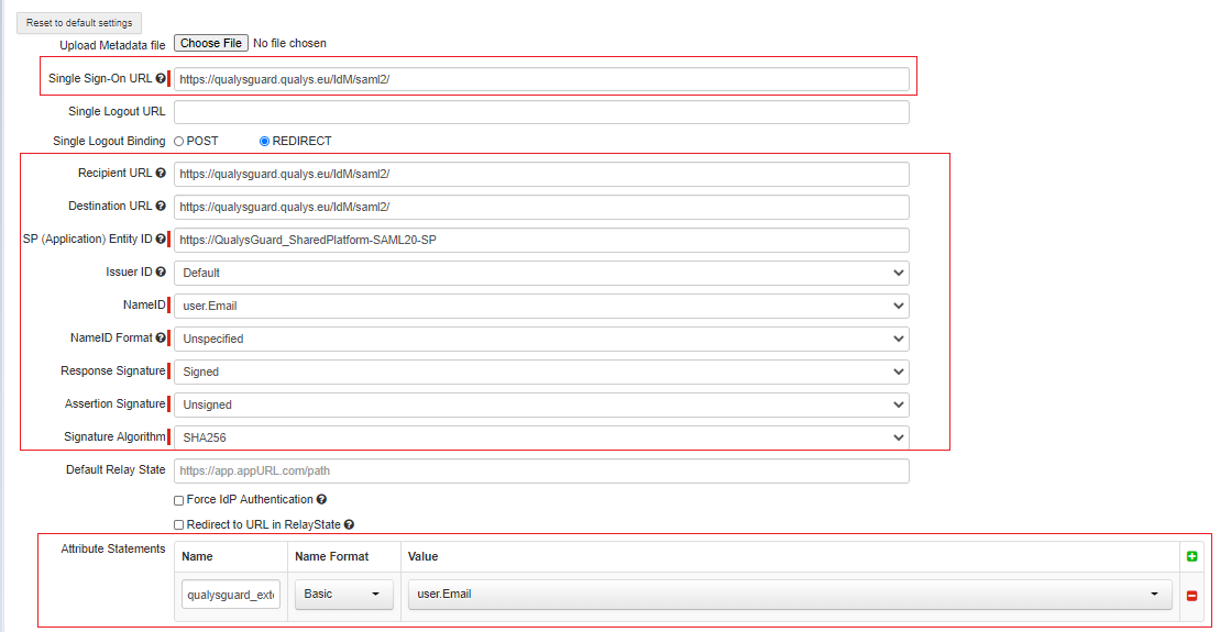 Bitglass Integration with Qualys Cloud Platform using SAML 2.0